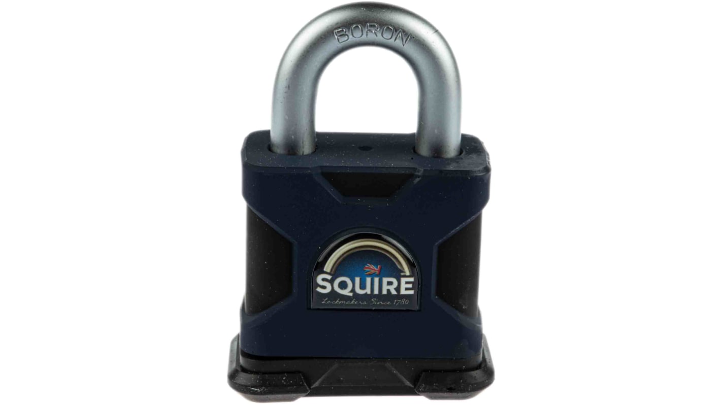 RS SS50P5 | Squire Key Weatherproof Hardened Steel Padlock, 10mm ...
