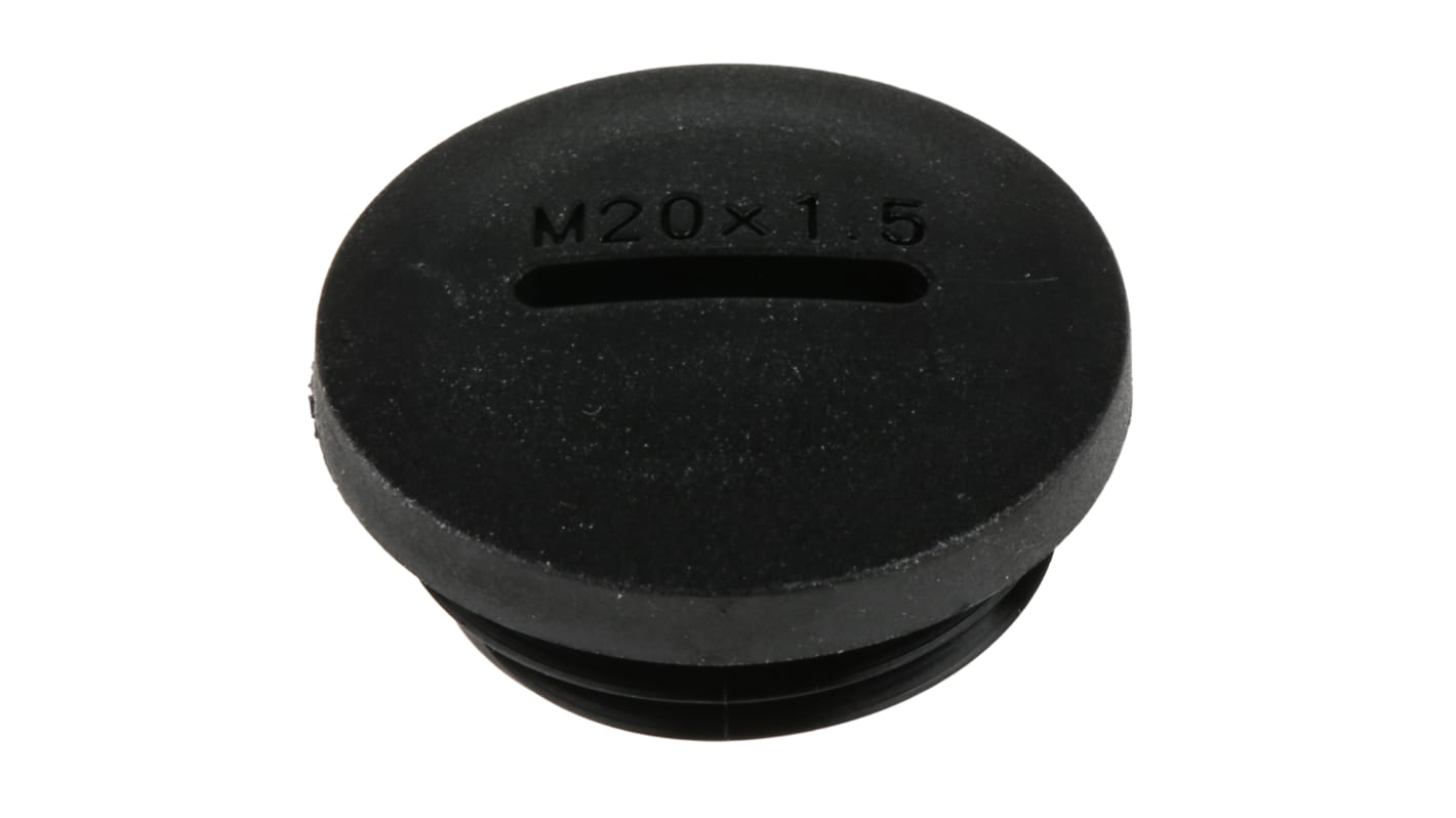 RS PRO Blanking Plug, M20, 19.9mm Hole Diameter, Nylon 66, 24mm ...