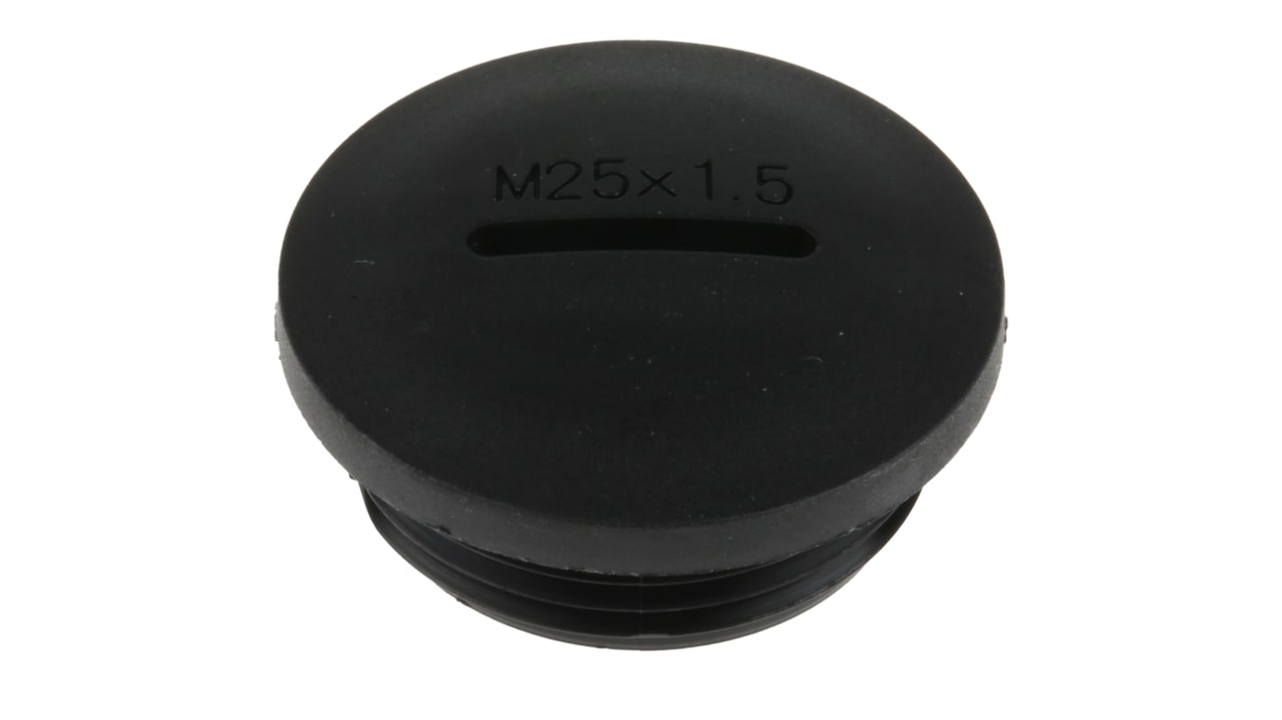 RS PRO Blanking Plug, M25, 24.7mm Hole Diameter, Nylon 66, 29.7mm ...
