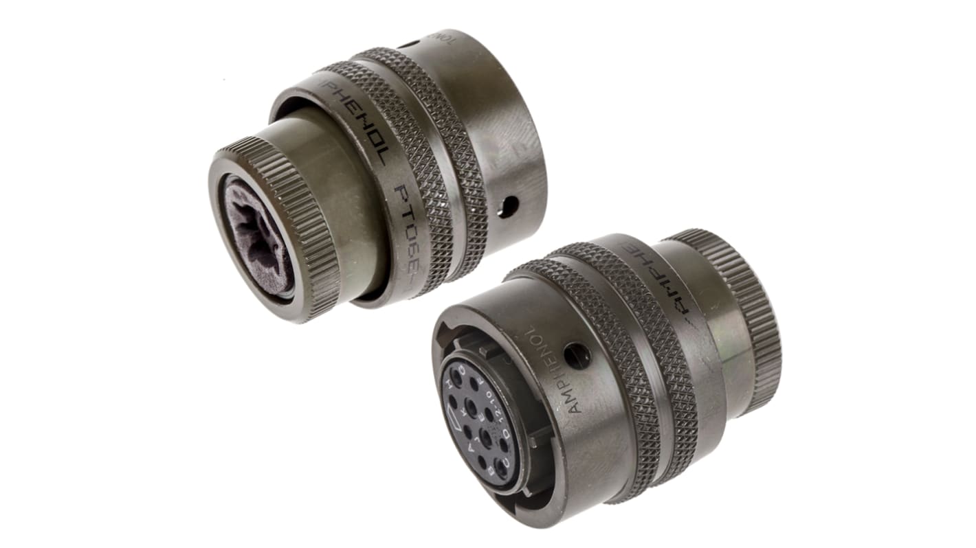 PT06E-12-10S | Amphenol, PT 10 Way Cable Mount MIL Spec Circular ...
