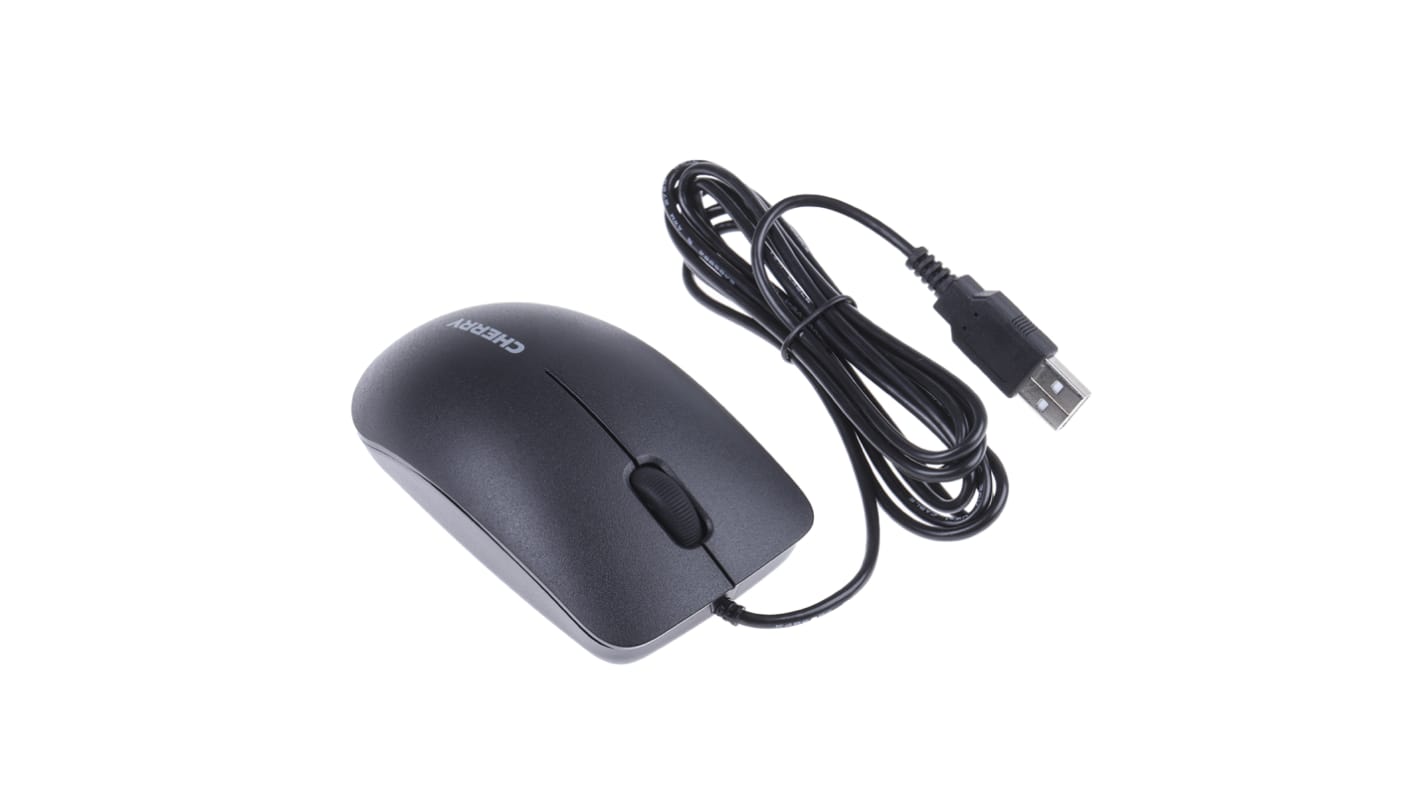 JM-0800-2 | CHERRY MC 1000 3 Button Wired Optical Mouse Black | RS