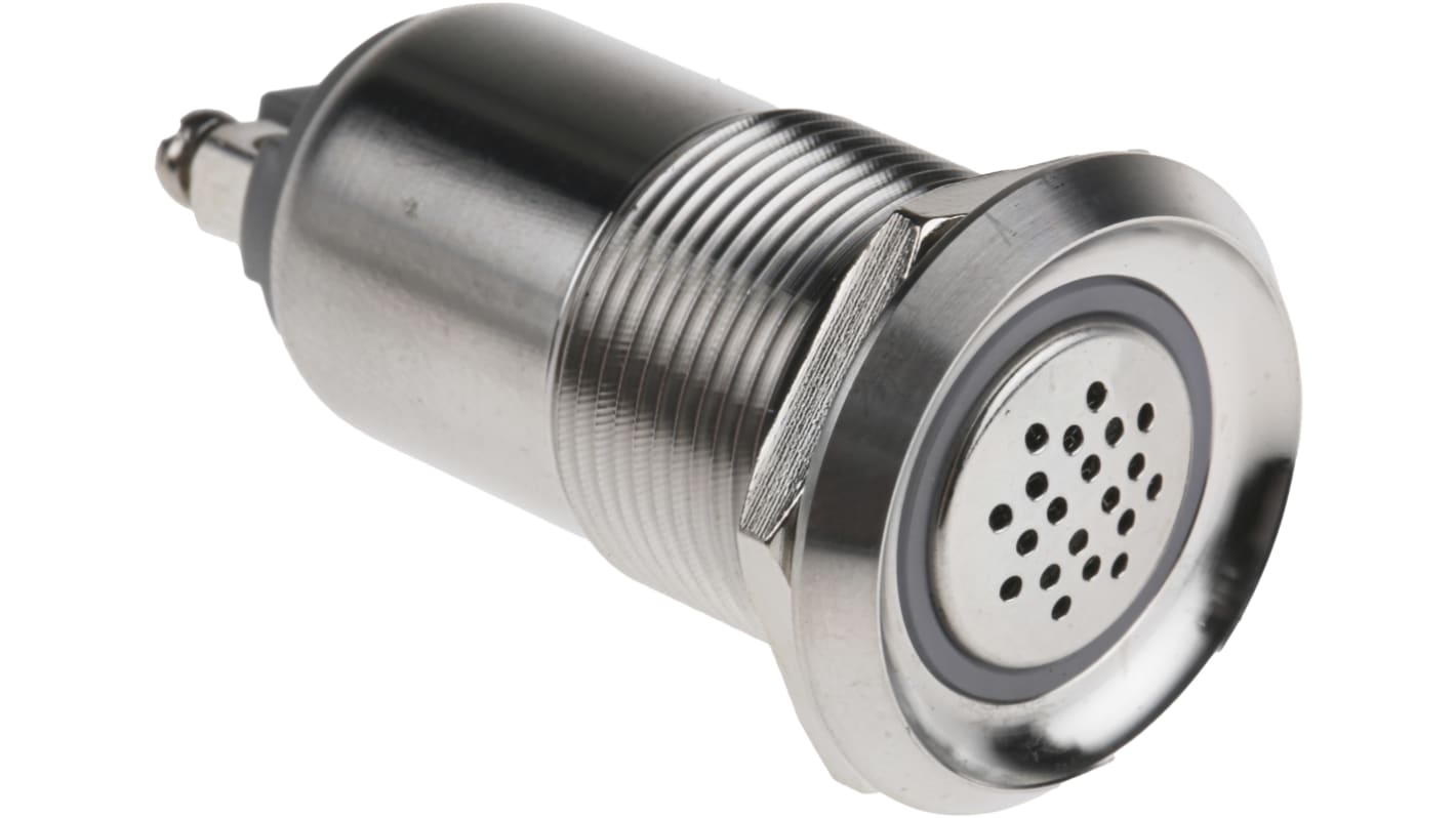 RS PRO Panel Mount Buzzer, 24 V dc, 75dB at 1 m | RS