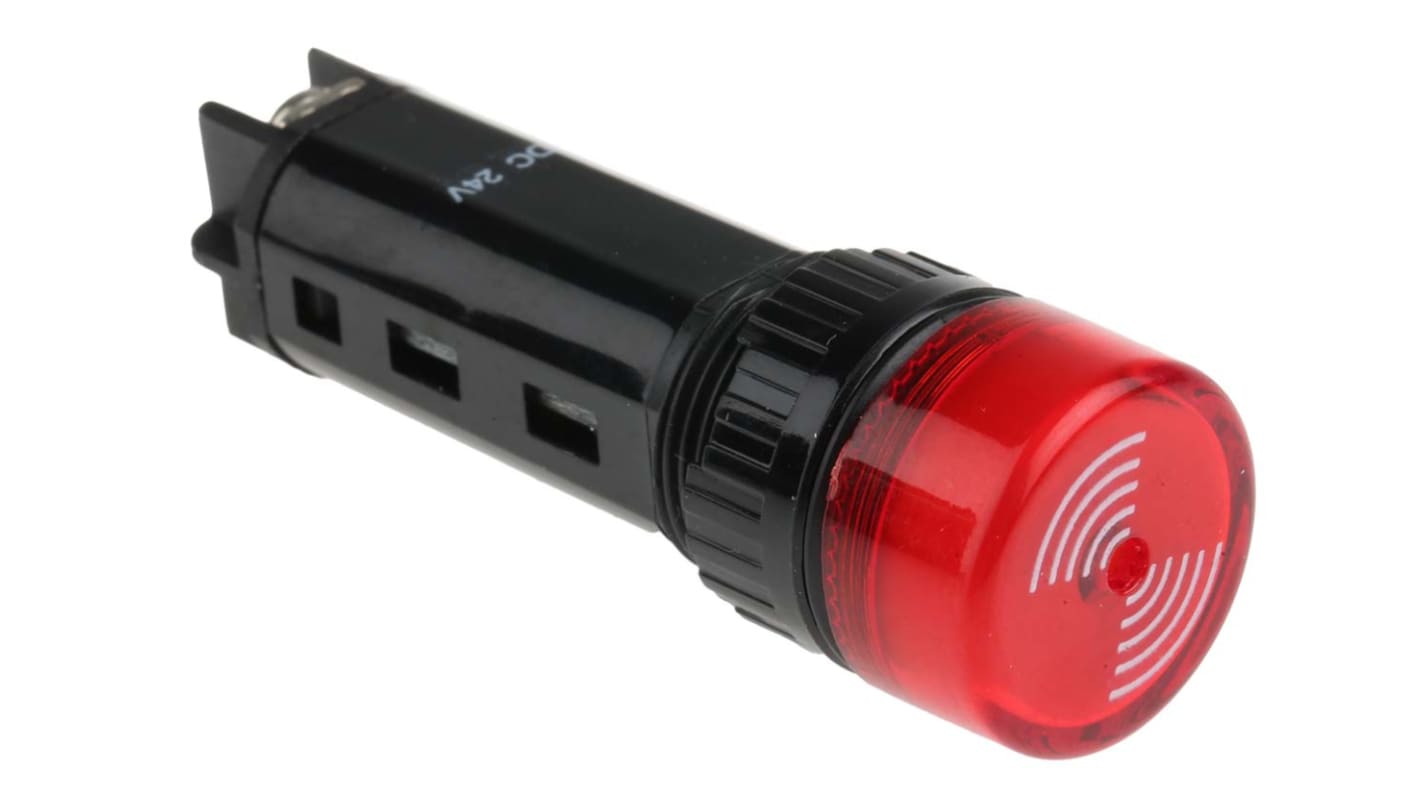 RS PRO Panel Mount Buzzer, 24 V dc, 80dB at 1 m, DC | RS