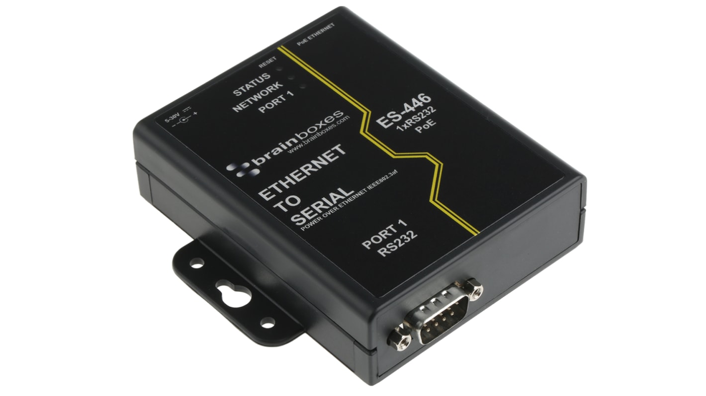 ES-446 | Brainboxes Serial Device Server, 1 Ethernet Port, 1 Serial ...