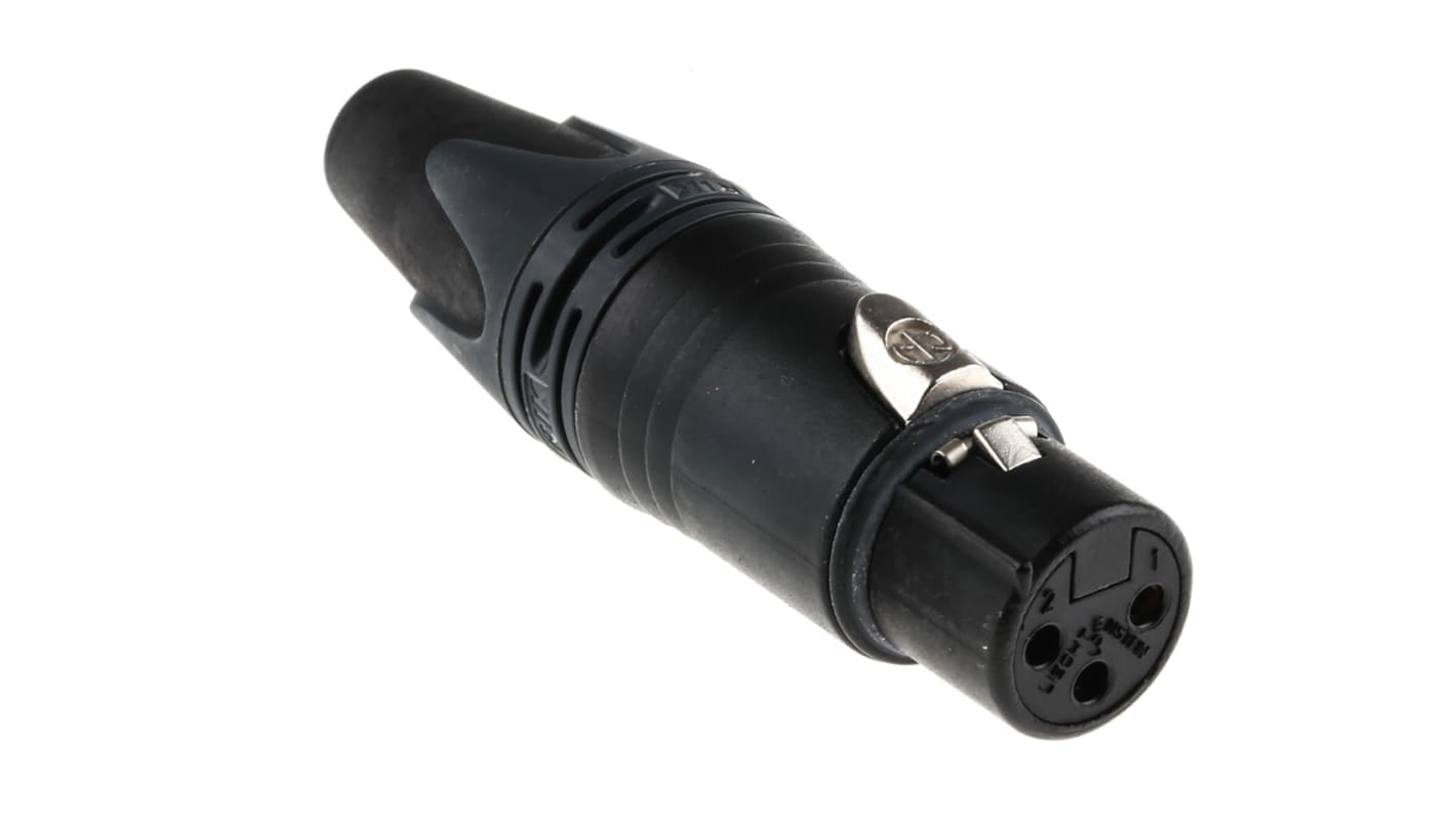 NC3FXX-B | Neutrik Cable Mount XLR Connector, Female,