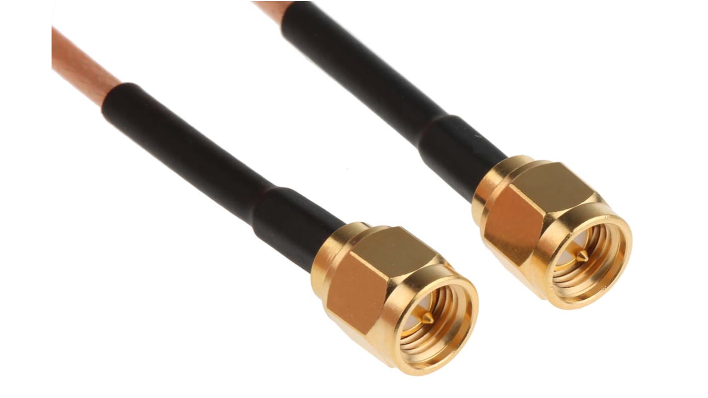 415-0029-018 | Câble coaxial Cinch 415, RG316, SMA, / SMA, 457.2mm | RS