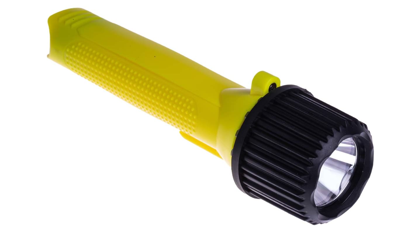 RS PRO ATEX LED Torch Yellow 133 lm, 174 mm | RS