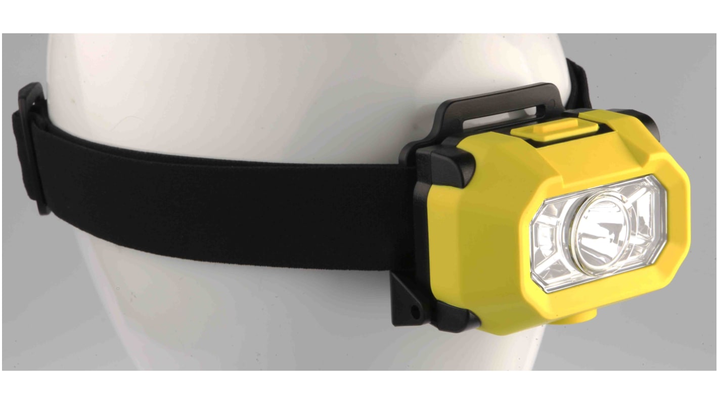 RS PRO ATEX LED Head Torch 200 lm, 100 m Range | RS