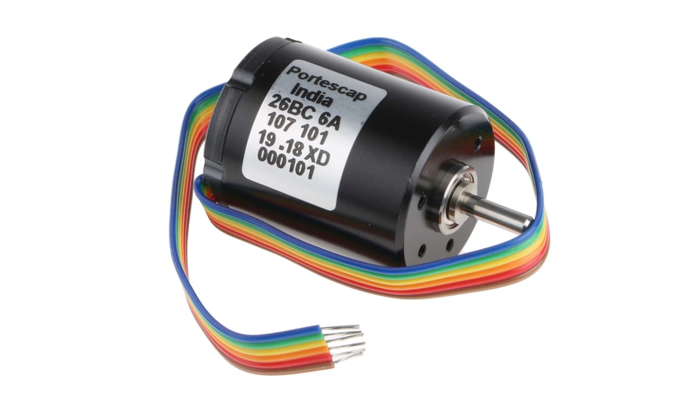 26BC-6A-107.101 | Portescap Brushless DC Motor, 4.2 W, 15 V, 4 mNm ...