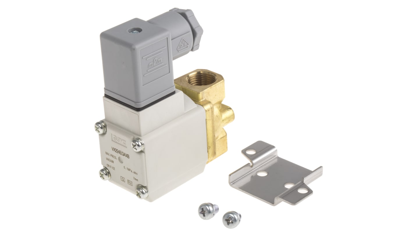 VX224EGAXB | SMC 2/2 Pneumatic Solenoid Valve - Solenoid/Spring G 3/8 ...