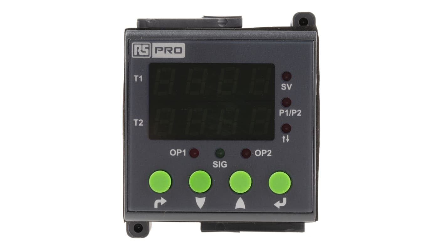 RS PRO Panel Mount Timer Relay, 110 → 240V ac, 2-Contact, 0.1 s → ...