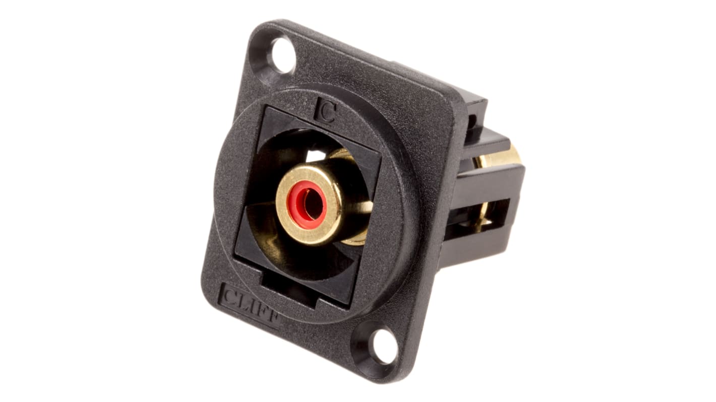 RS PRO Black Panel Mount RCA Socket | RS