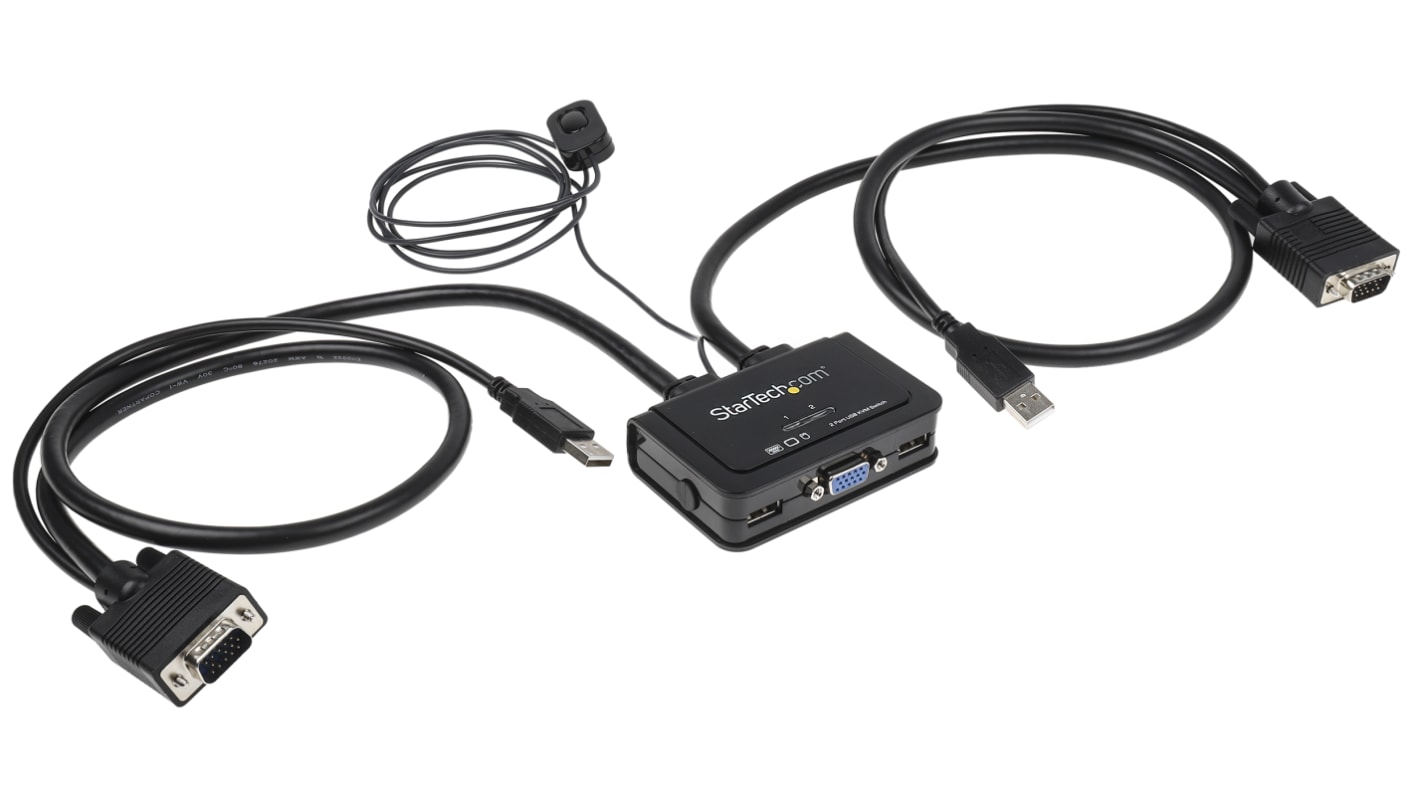 SV211USB | StarTech.com 2 Port USB VGA KVM Switch, 2048 x 1536 Maximum ...