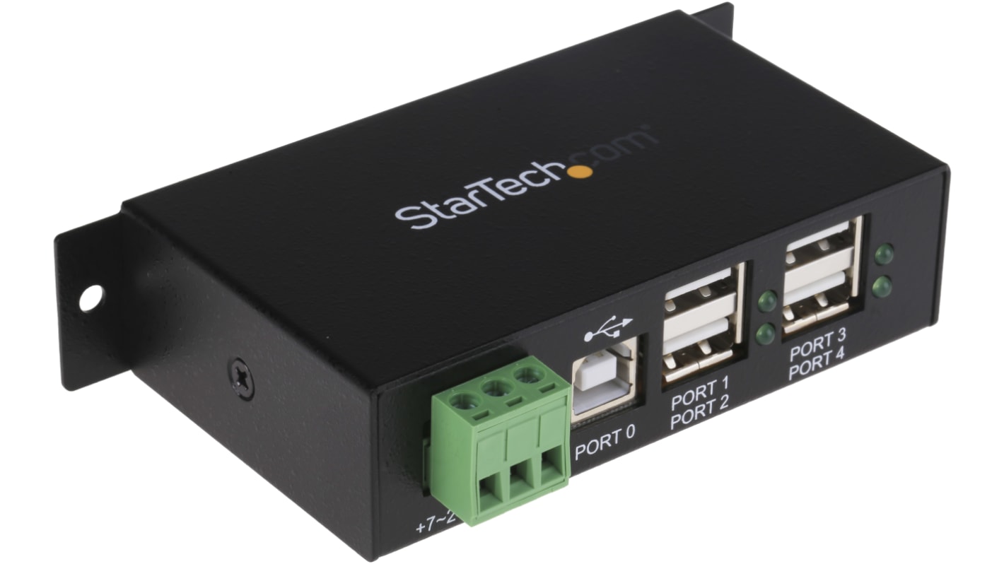 ST4200USBM | StarTech.com 4 Port USB 2.0 USB A Hub, Terminal Connector ...
