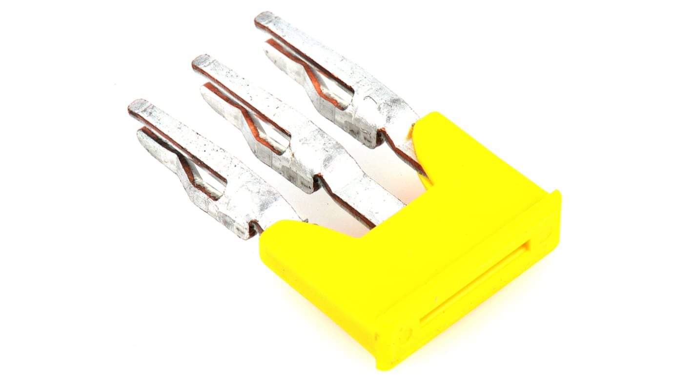 RS PRO 3 Way Plug in Cross Connector for Use with 2.5 mm Spring ...