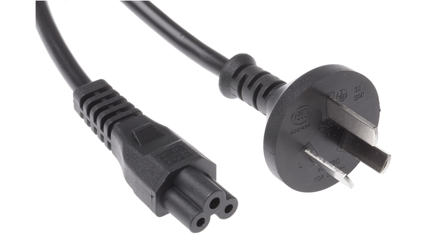 Cordon d'alimentation RS PRO, Connecteur CEI C5 vers Fiche chinoise de ...