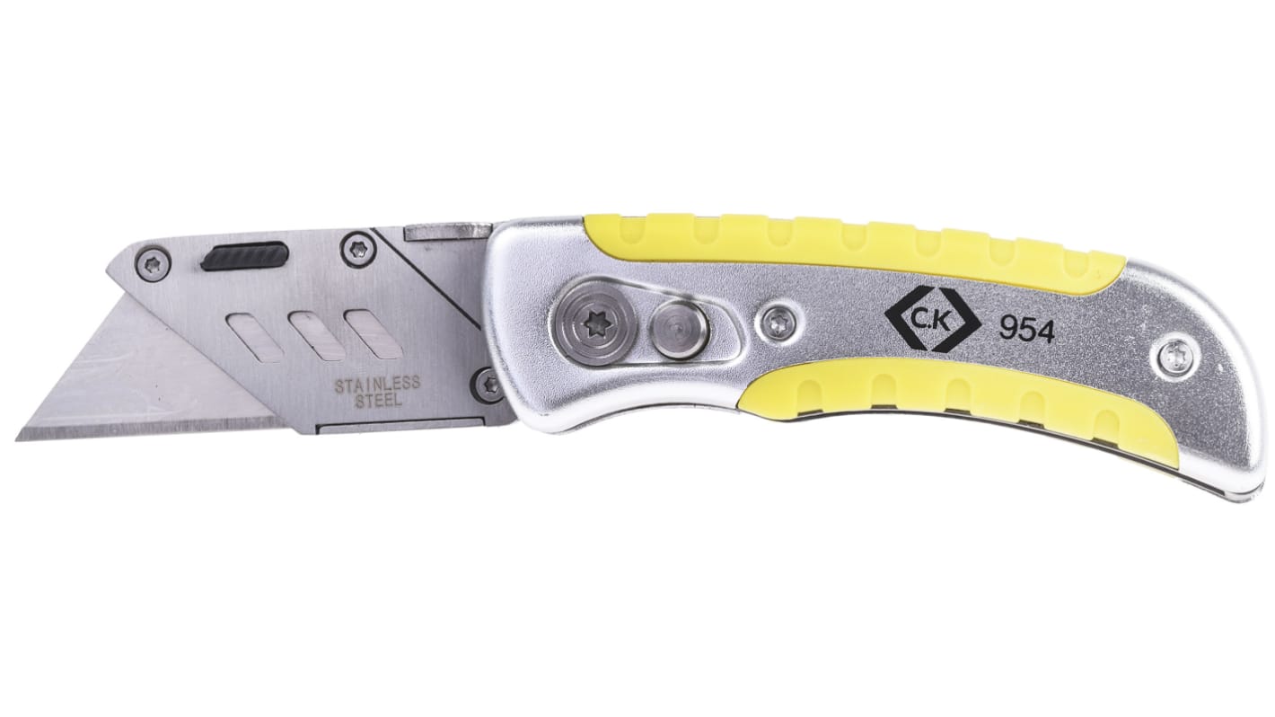 T0954 | CK Safety Knife with Straight Blade, Retractable | RS