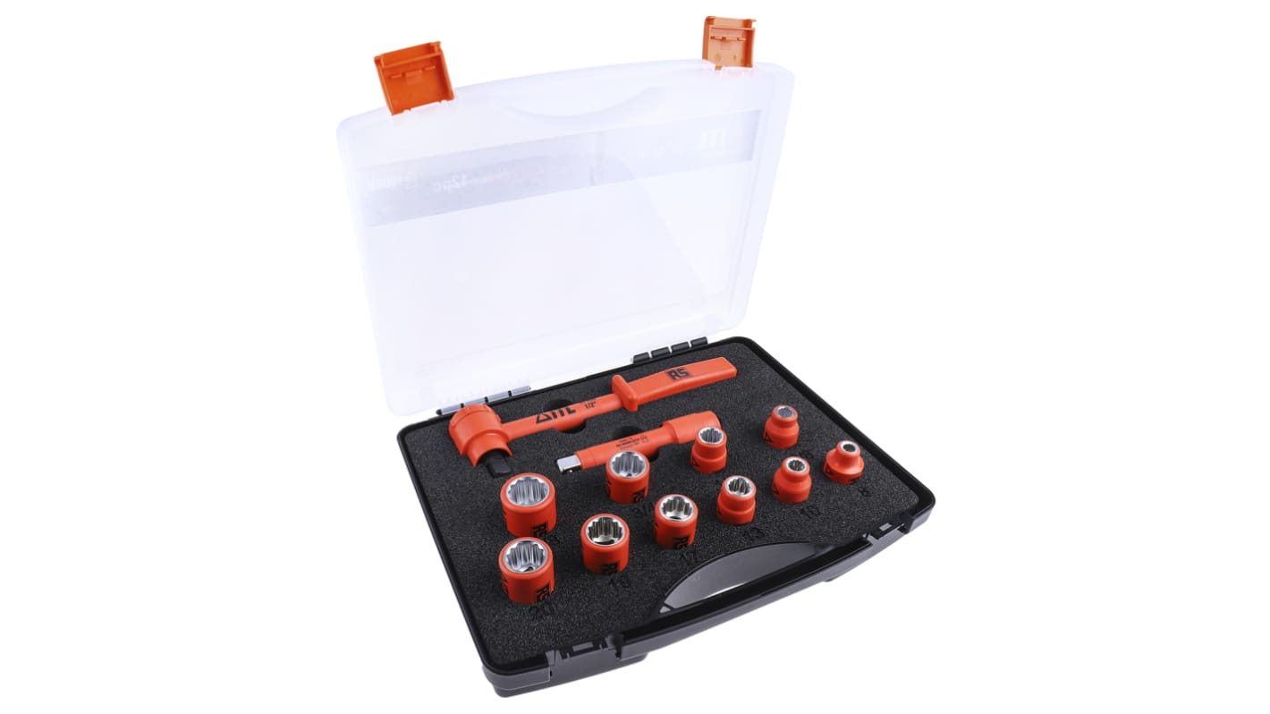 ITL Insulated Tools Ltd 12-Piece Imperial, Metric 1/2 in Standard ...