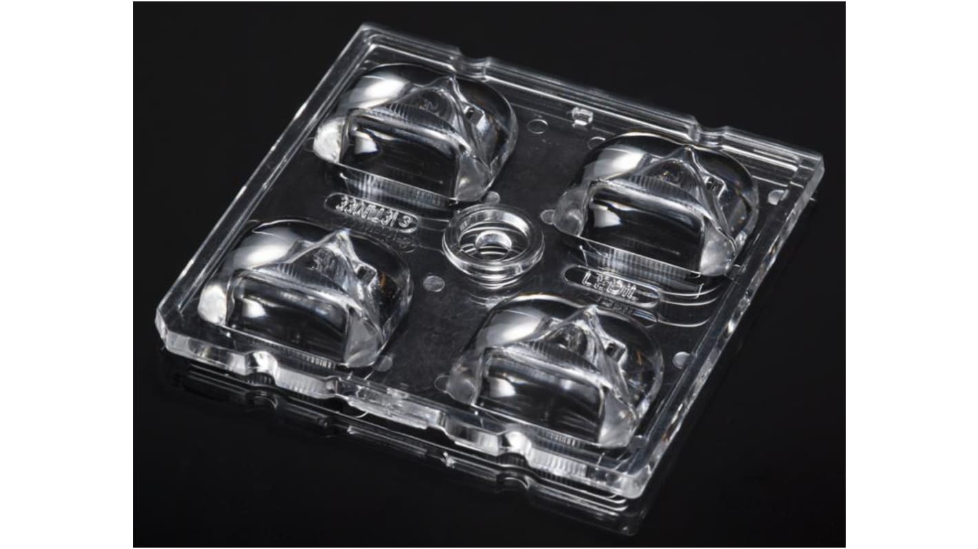 Ledil C13301_STRADA-2X2-T3, Strada-Module Series 4-Way LED Lens, Square ...