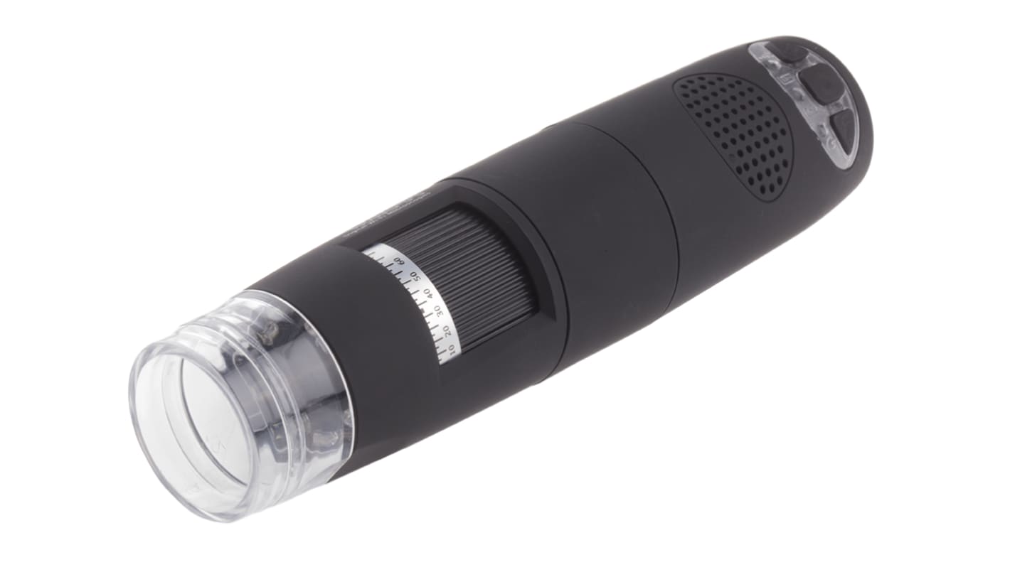 RS PRO USB Wifi Microscope, 1280 x 1024 pixels, 5 → 200X Magnification | RS