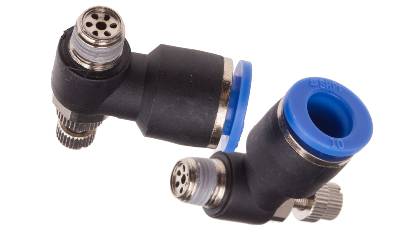 RS PRO Threaded Speed Controller x 10mm Tube Outlet Port | RS