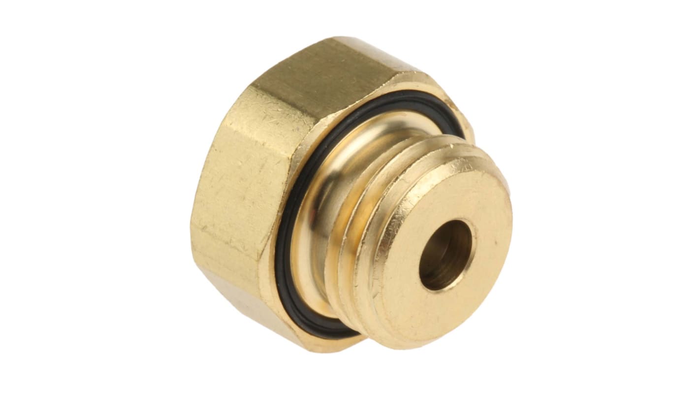 KQ2H06-G02A | SMC KQ2 Series Straight Threaded Adaptor, G 1/4 Male to Push In 6 mm, Threaded-to ...