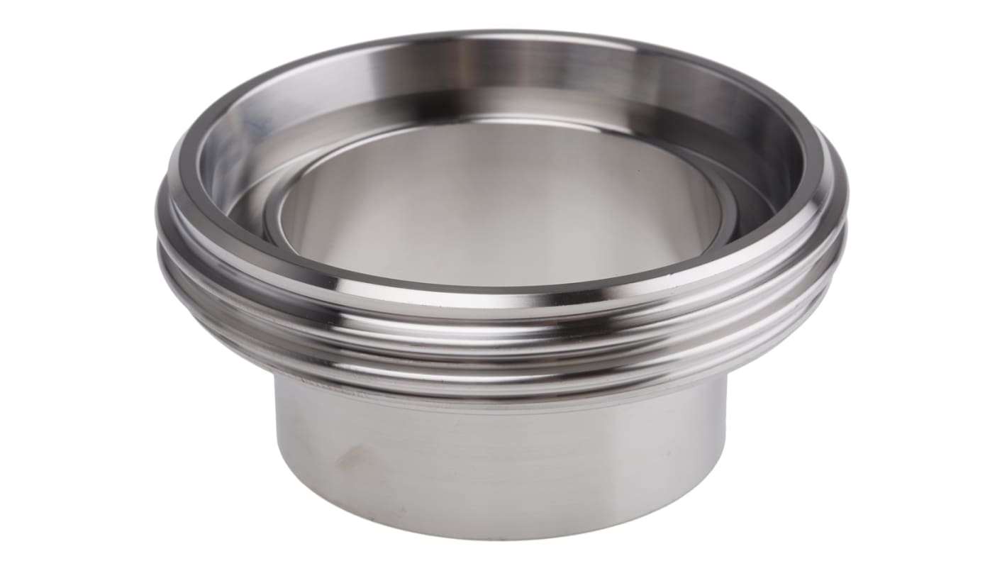 RS PRO Edelstahl-Rohrverschraubung Gewindeadapter Gerade 49mm 35mm | RS