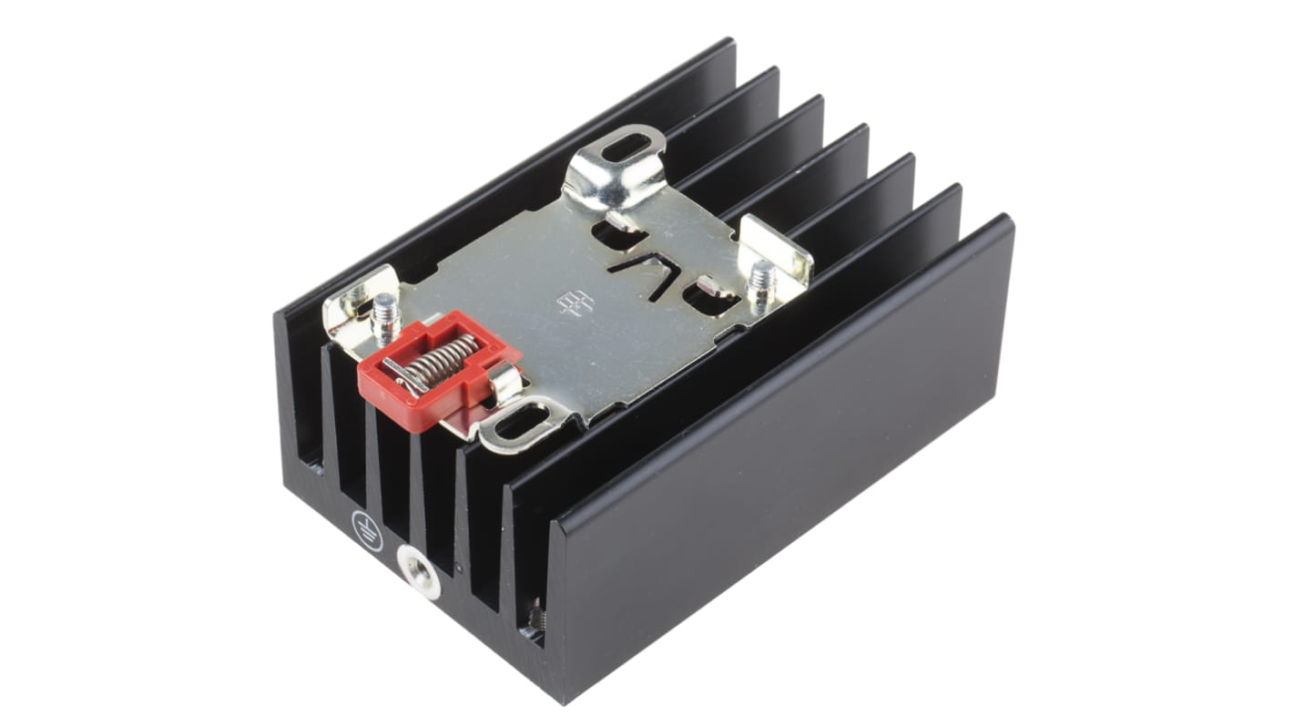 RS PRO Snap-On Rail Mount Relay Heatsink for Use with WG Series Solid ...