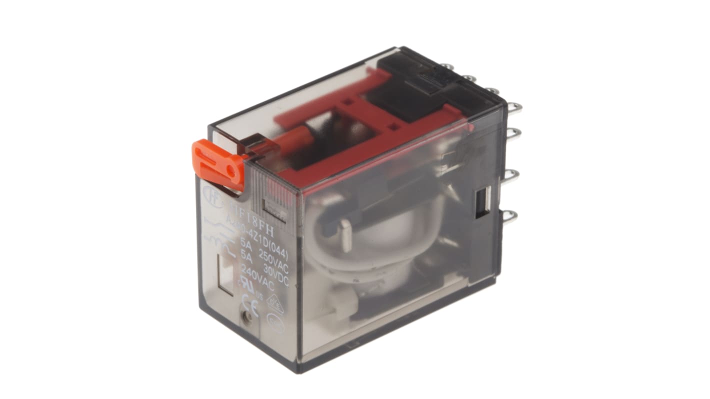 HF18FHA2404Z1D | Hongfa Europe GMBH Socket Mount Power Relay, 240V ac ...