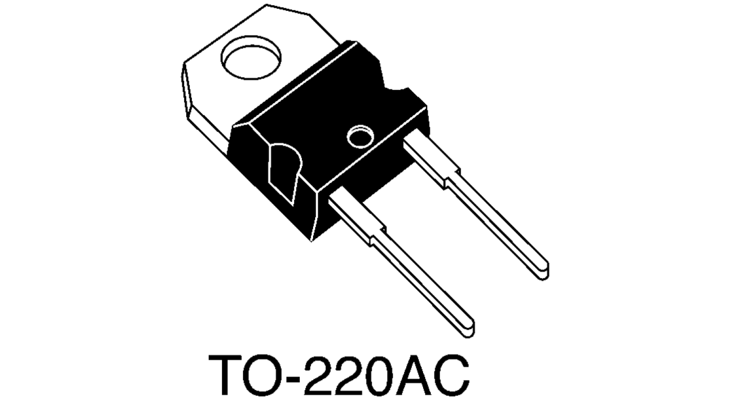Vishay 80V 8A, Schottky Diode, 2-Pin TO-220AC VS-8TQ080-N3 | RS