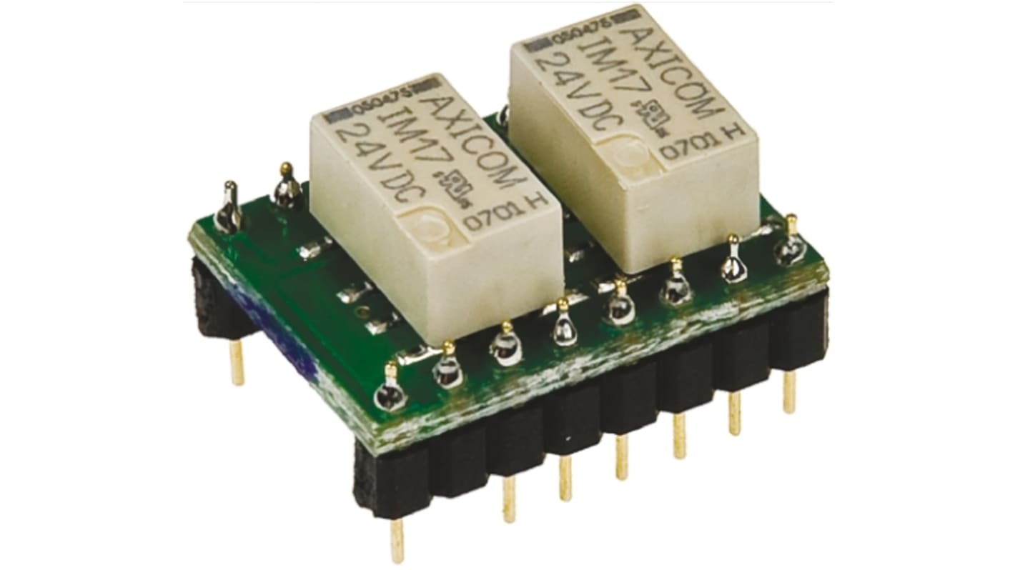C93823 | TE Connectivity PCB Mount Non-Latching Relay, 24V dc Coil, 2A Switching Current, 4PDT | RS