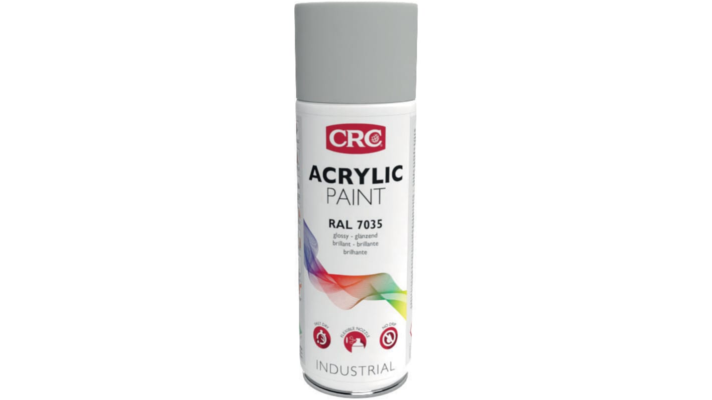 31079 | Peinture aérosol CRC ACRYLIC PAINT, Gris RAL 7035 Brillant ...