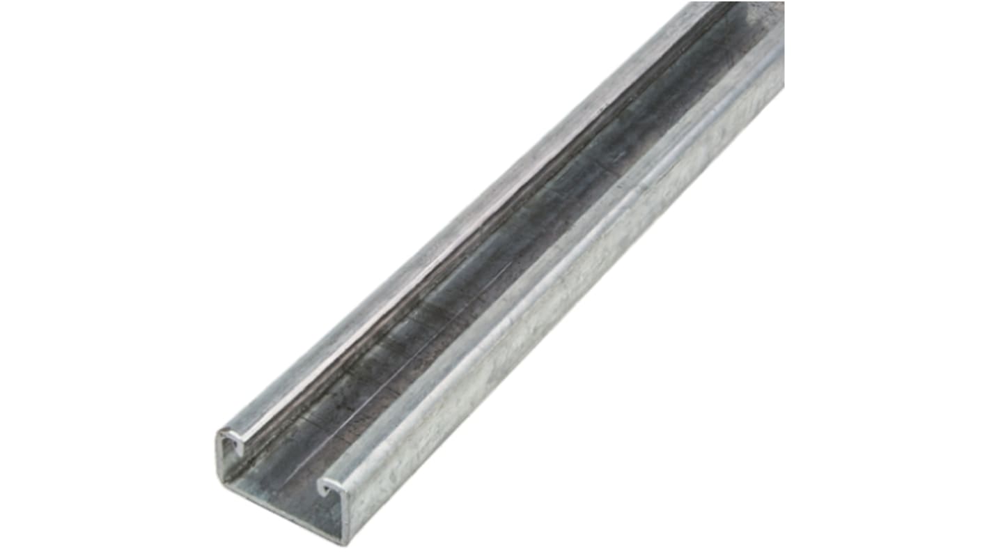 P3300 PG X 2M | Unistrut 41 x 21mm Galvanised Steel Plain Channel, 2m ...
