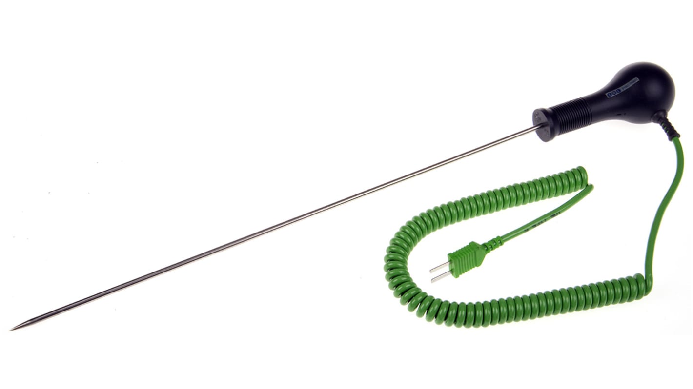 RS PRO K Needle Temperature Probe, 300mm Length, 3.3mm Diameter, +250 ...