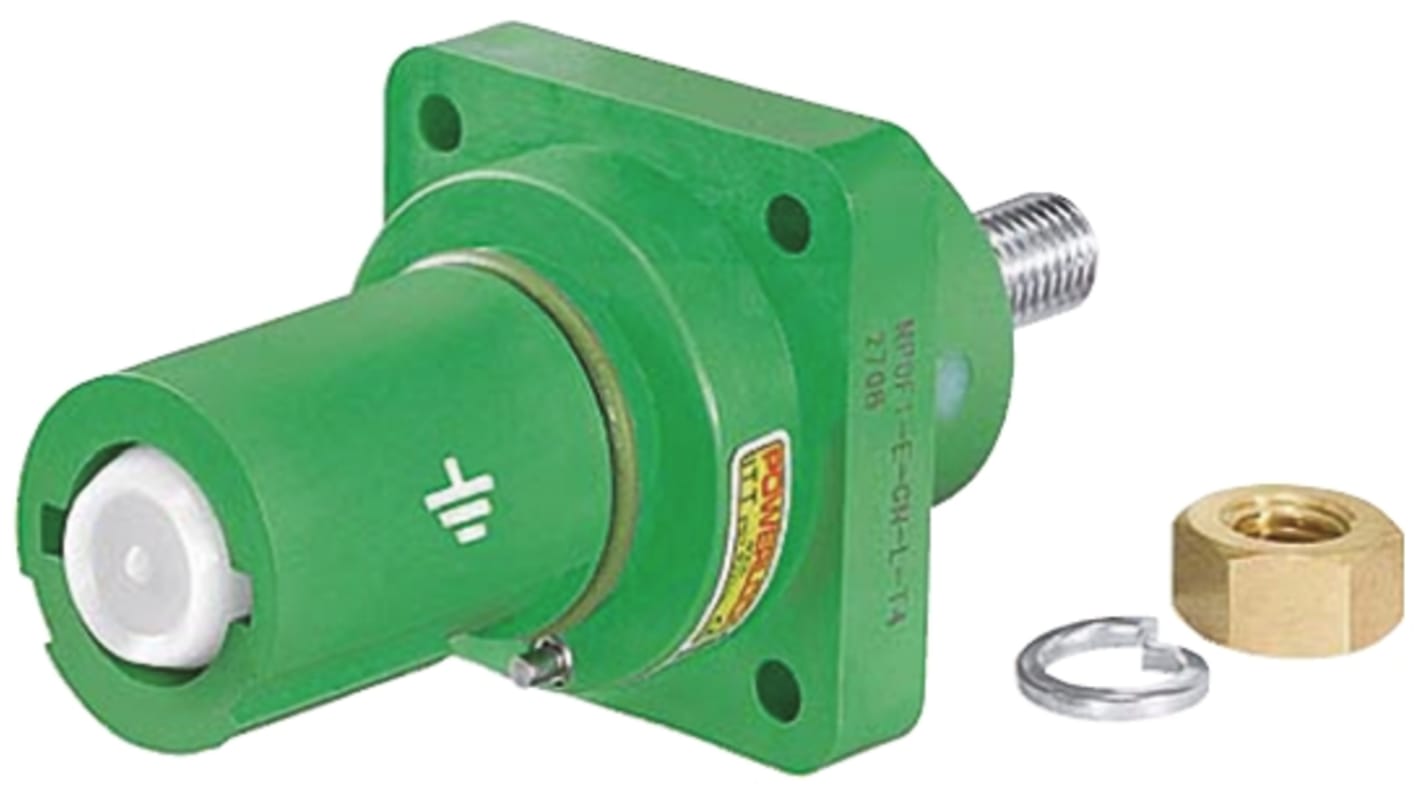 NPDFT-E-GN-L-T4 | ITT Cannon, Veam Powerlock Panel Mount Industrial ...