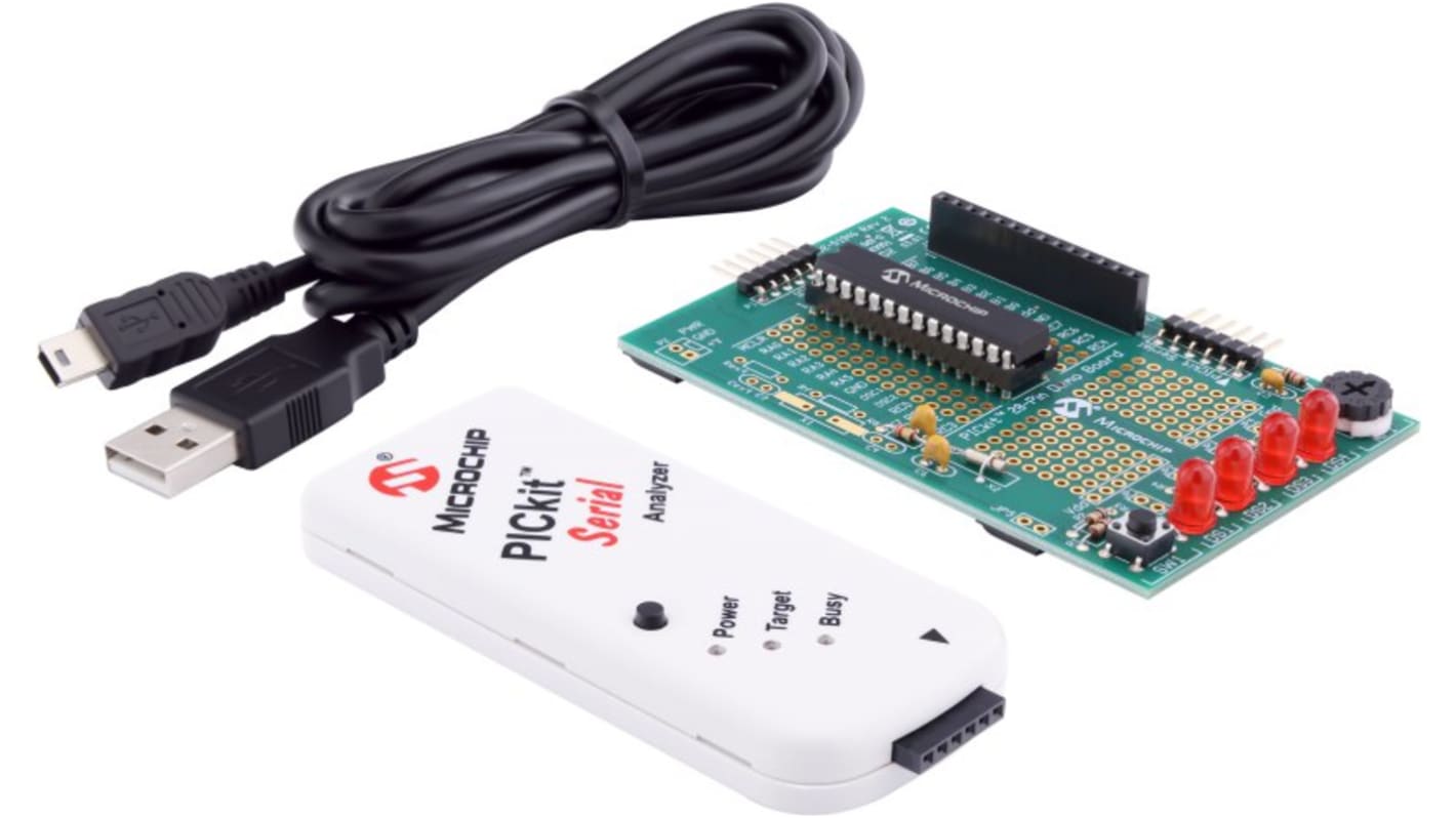 DV164122 | Microchip PICkit Serial Analyzer, Development Kit | RS