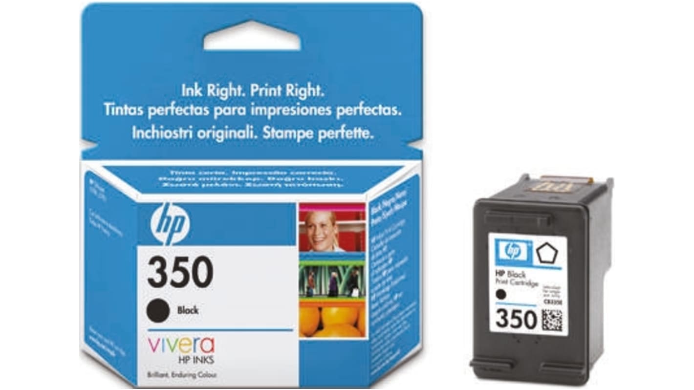 CB335EE | Hewlett Packard 350 Black Ink Cartridge | RS