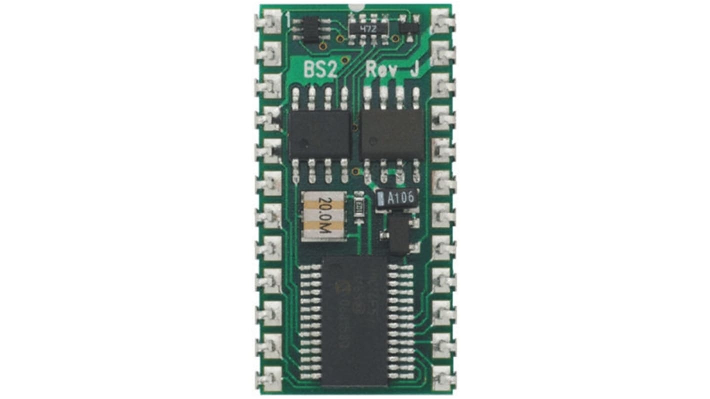 Parallax Inc BS2-IC BASIC Stamp 2 Microcontroller, BASIC Stamp 2, 20MHz, 2 kB EEPROM, 24-Pin ...