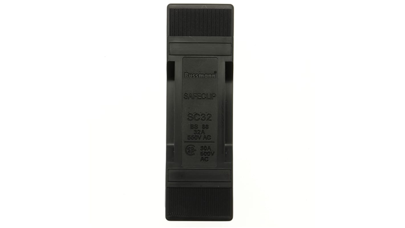 SC32H-D | Eaton 32A Rail Mount Fuse Holder for F1 Fuse, 1P, 550V ac | RS