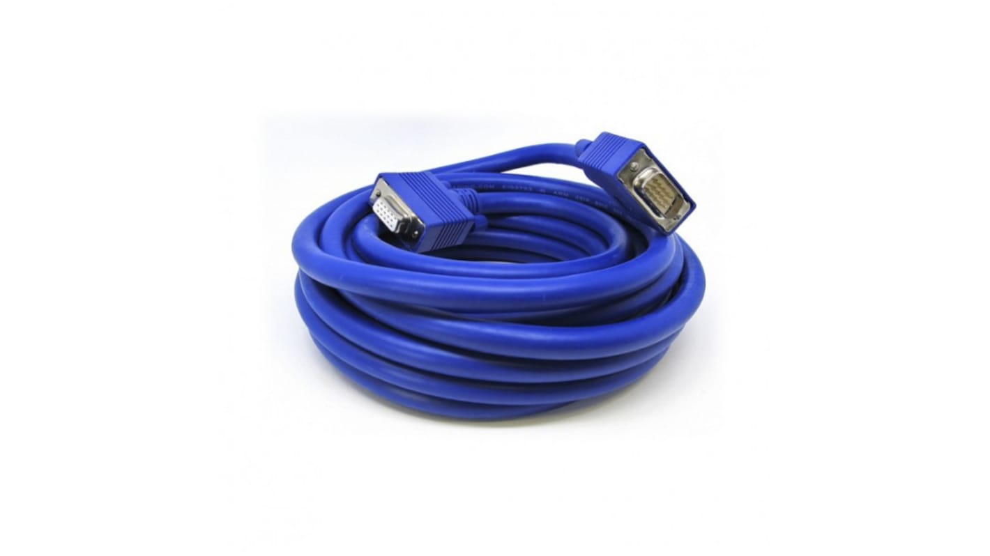 104-226-110 | Van Damme Male VGA to Female VGA Cable, 10m | RS