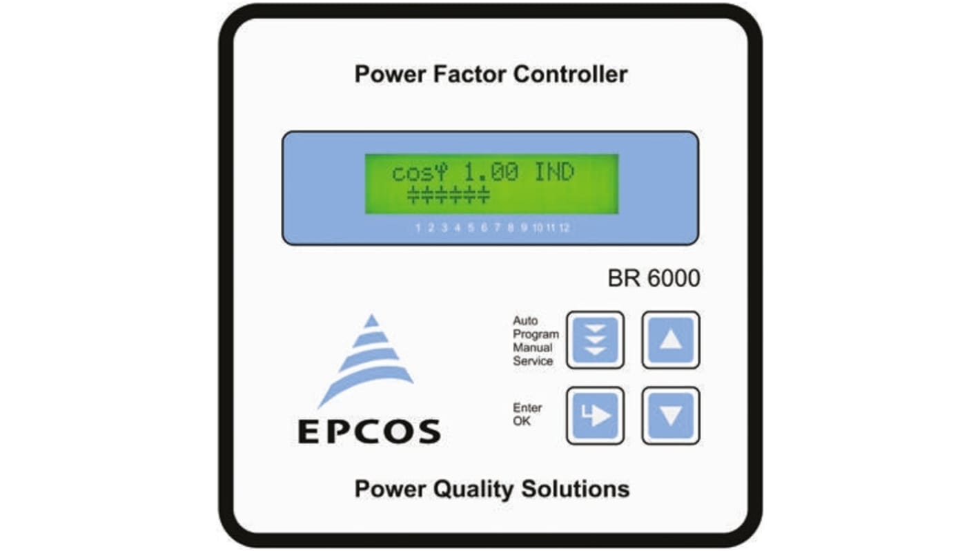 Epcos B44066R6006E230, Power Factor Controller, 0.25 Hz, 230 V | RS