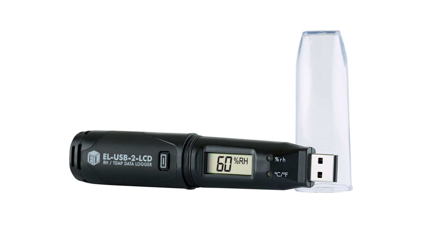Lascar EL-USB-2-LCD Temperature & Humidity Data Logger, USB | RS