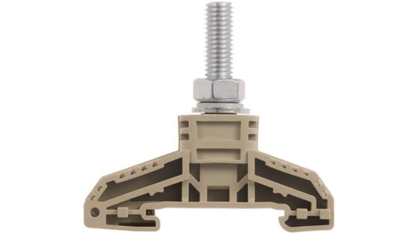 RS PRO Beige Stud Terminal, Single-Level, Bolt Termination | RS