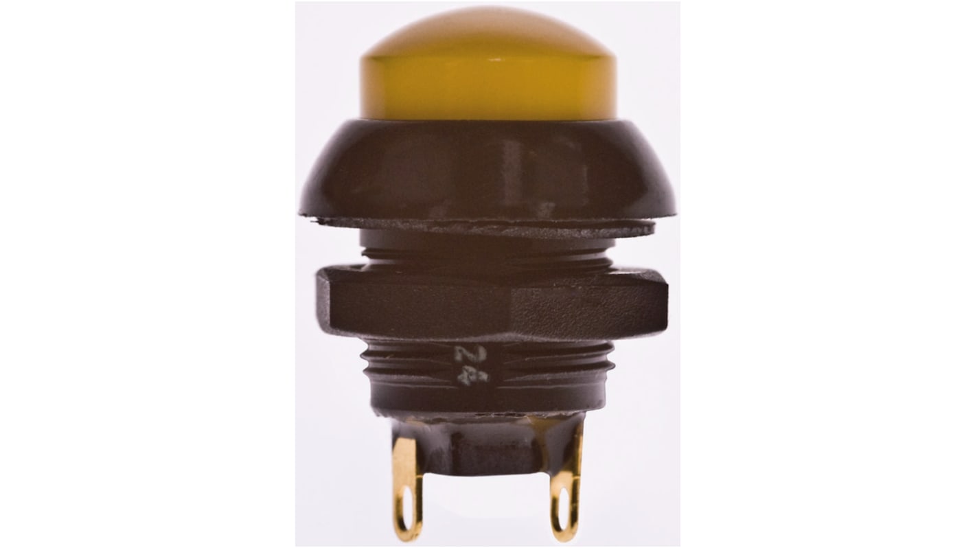 P9213124W | Otto Push Button Switch, Momentary, Panel Mount, SPDT, 28V ...