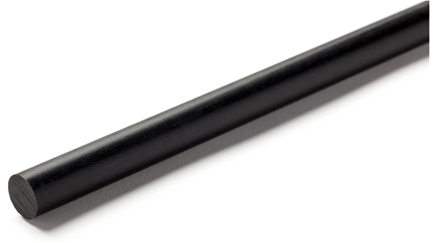 RS PRO Black Nylon Rod, 1m x 60mm Diameter | RS