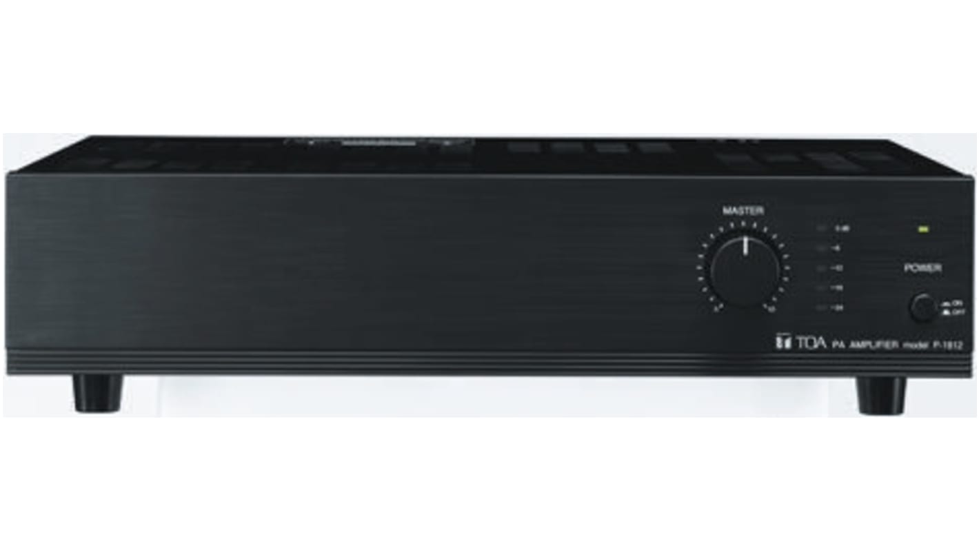 P1812 | TOA 120 W Mixer Power Amplifier, 50 Hz → 20 kHz Range | RS