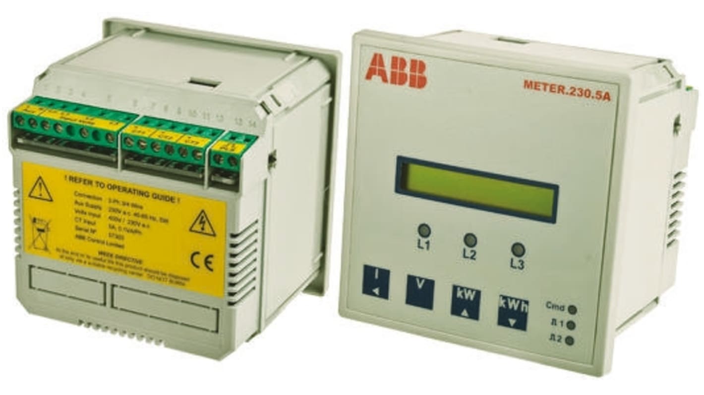 CUBE MULTI METER.230.5A | Medidor de energía ABB, display LCD ...