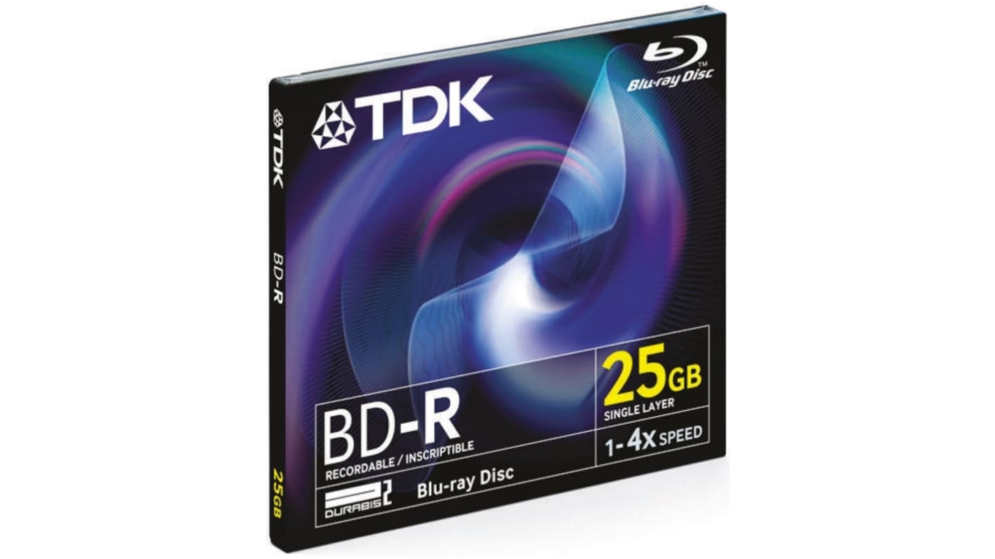 BD-R25JC4EB*J | TDK Blue-ray Disc, 25 GB | RS