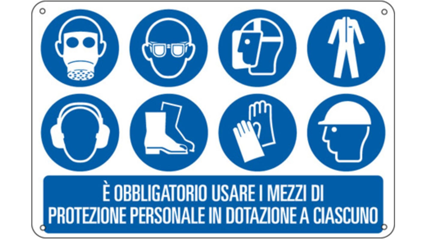 E2656 | Segnale d'obbligo in Alluminio, pittogramma: Abbigliamento ...