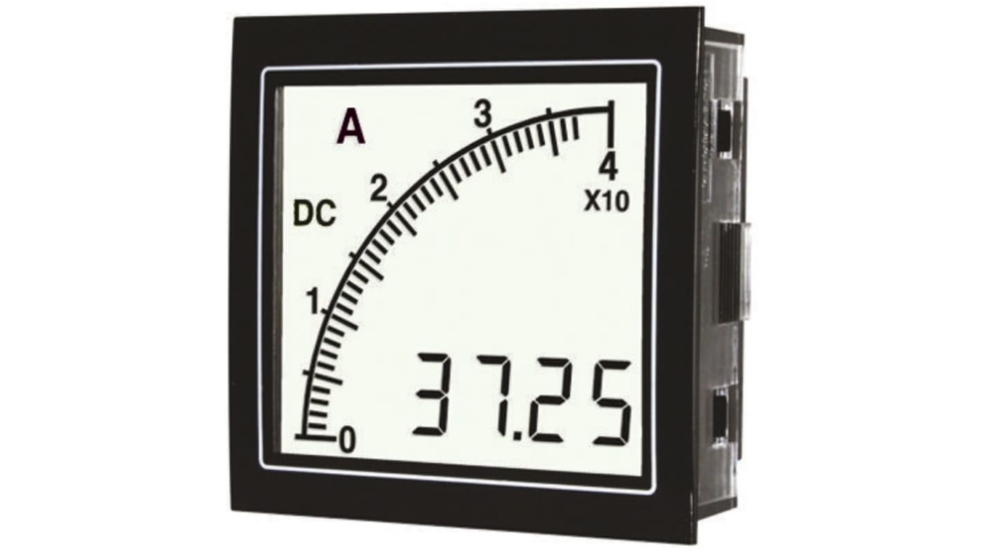 APMDCA72-TW | Trumeter Digital Panel Ammeter DC, LCD Display 4-Digits ± ...